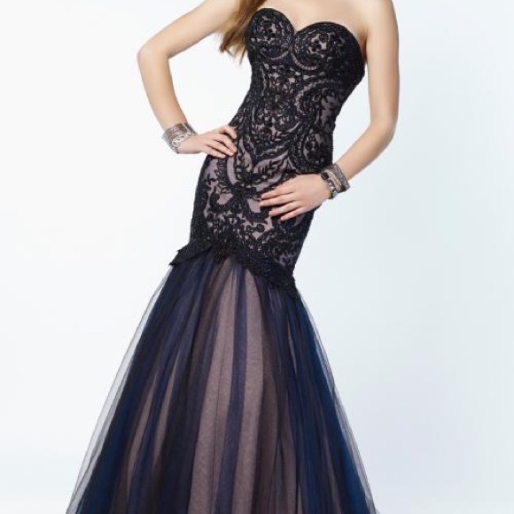 Alyce Paris | Dresses | Alyce Paris Designs Strapless Mermaid Prom ...
